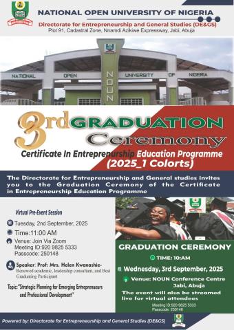 Admission Programs | NOUN